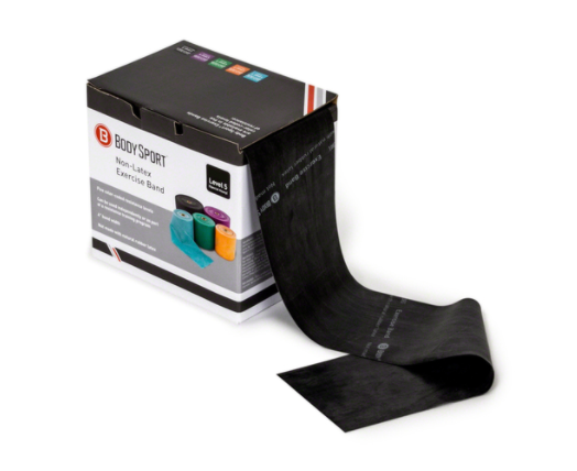 BodySport® 4" Wide, Bulk Packaged Exercise Resistance Bands, Latex ...